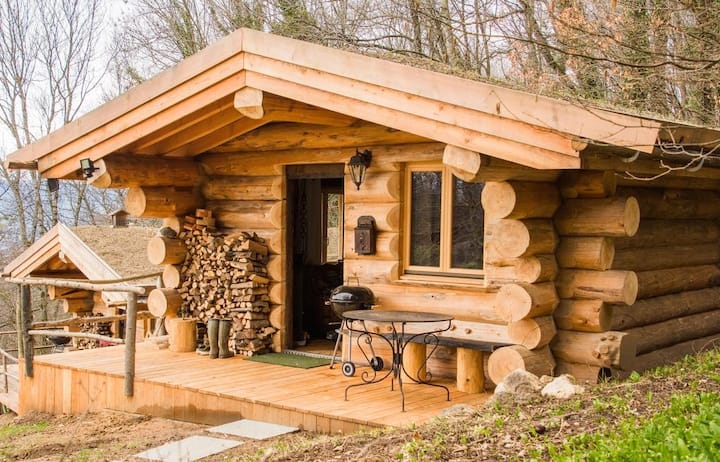Cabane En Rondins Les Convers - Saint-Julien-en-Genevois