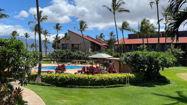 Two Bdpartial Ocean, Ac, Wifi, Hot Tub, Pool C201 - Kihei, HI