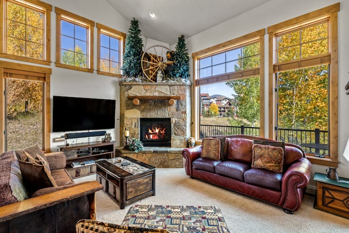Mountain View At Eagleridge | Walk To Slopes | 6br Mountain Lodge | Sleeps 16 | - Steamboat Springs