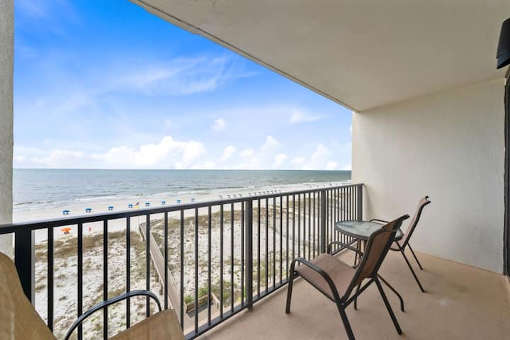 Beach Front Paradise With Gulf Views | Gulf Front Pool | Grills | Sleeps 10 - Alabama