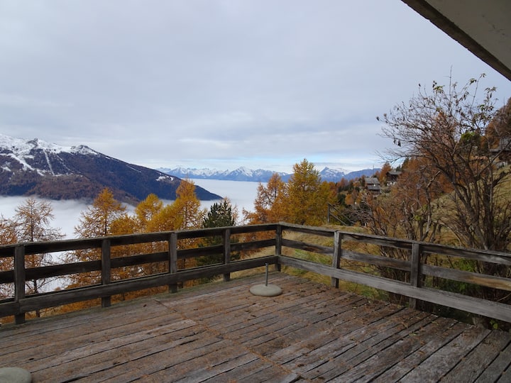Etoile Bas - Joli Bas De Chalet Pour 4 Personnes - Vercorin