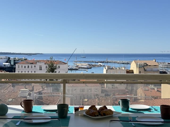 Superbe 3-pièces Central - Vue Mer - Grande - Cannes