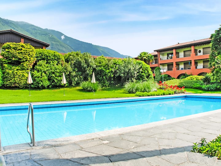 Lovely Apartment For 4 Guests With Pool, Tv And Patio - Ascona