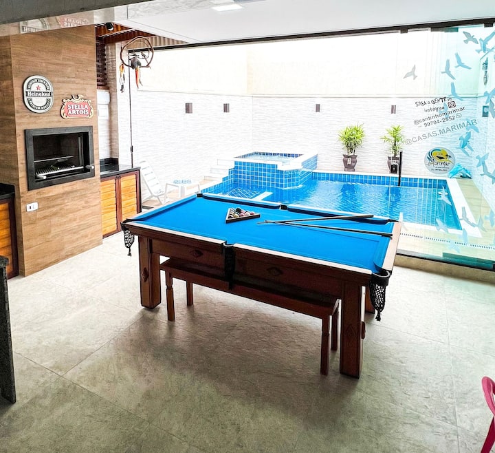 Beach Front House , Swimming Pool, Snooker ,Ping P - Caraguatatuba