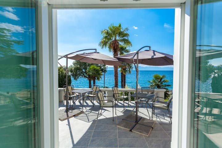 Rooms Marija - Double Bedroom With Sea View/ Front - Malinska