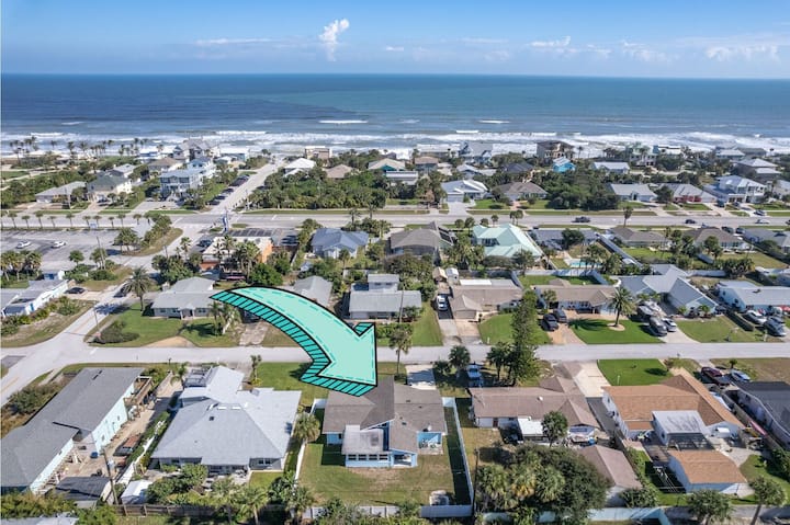 Walk To Beach, Boat Launch Nearby, Sunroom 4604k - New Smyrna Beach, FL