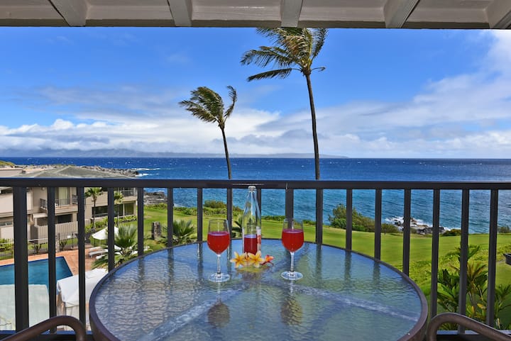 Kbv 23b1 Upgraded 1bd Oceanfront Villa W Ac Pool - Kapalua, HI