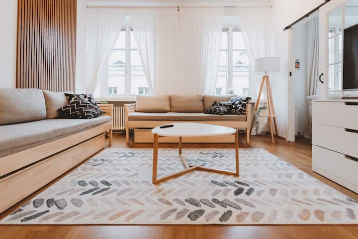 Scandic Top Floor 1br Apartment In Kamppi - 46m2 - Helsinki
