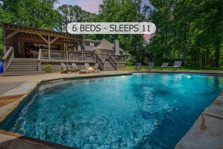 Nights On Normandy - Pool & Game Room - Mooresville, NC