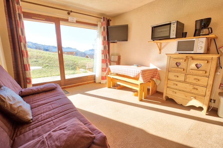 Quiet Studio Flat With Garden - Flumet