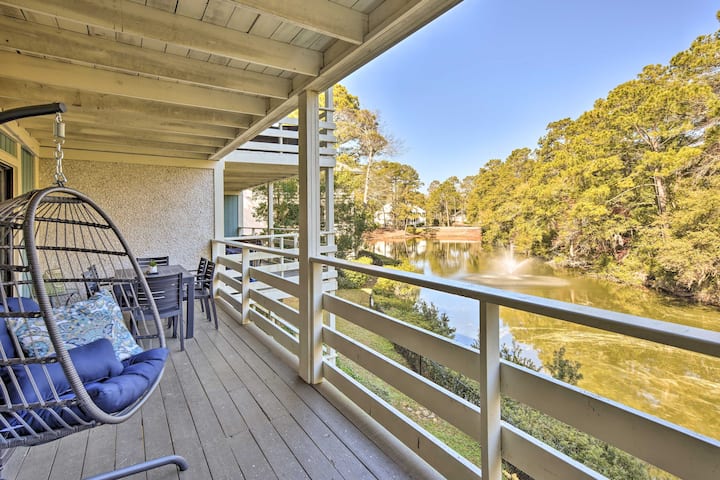 Half-mi To Beach: Hilton Head Condo W/ Lagoon View - Caroline du Sud