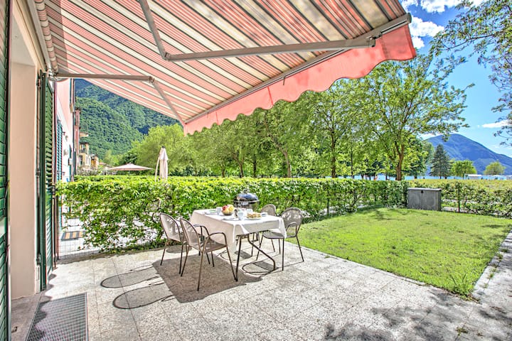 Schönes Apartment Mit Eigenem Garten Direkt Am See - Lake Como