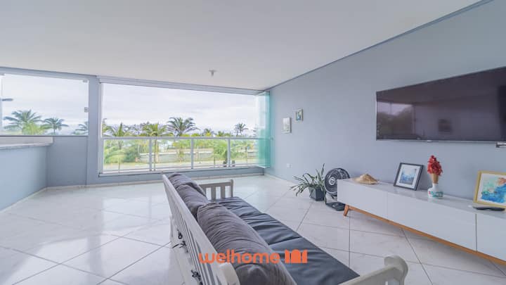 Apartamento Em Bertioga Com Vista Para O Mar - Bertioga