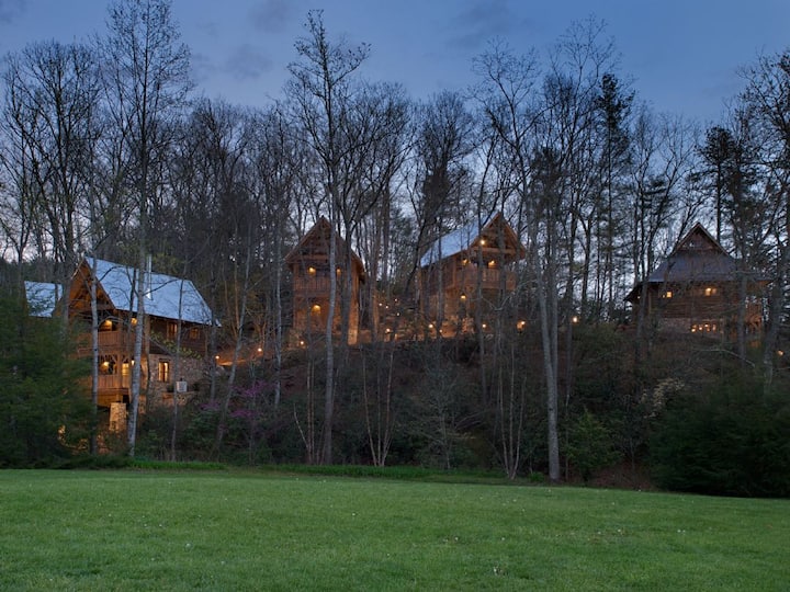 Extravagante Cabaña De Black Mountain En Un Entorno Precioso. ¡Tu Hogar Lejos De Casa! - Carolina del Norte