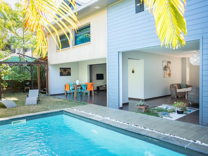 Villa Blue Lagoon - Dans Quartier Calme - Reunión