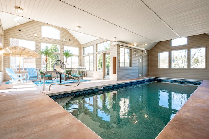 5br | Dock | Hot Tub | Dogs Ok [Watlk] - New Germany State Park, Grantsville