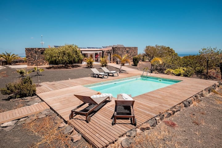 Ecovilla Haleakala Avec Piscine Et Sauna Privés - Fuerteventura