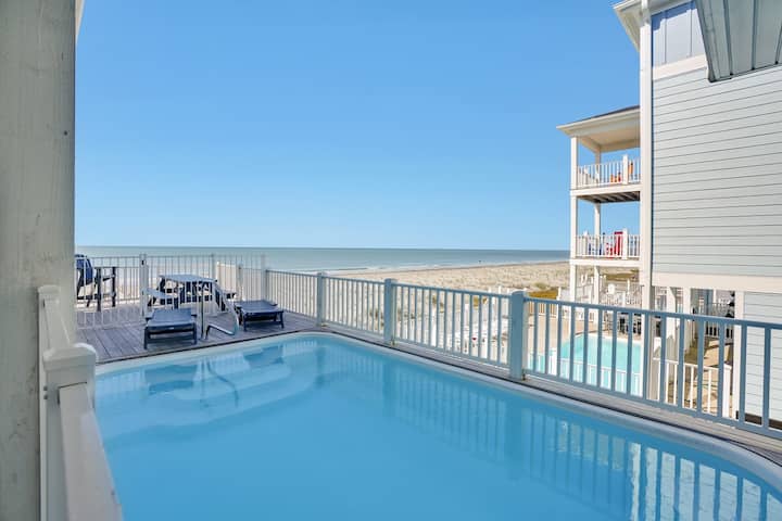 Oceanfront Luxury Home With Pool Sleeps 24 - 노스캐롤라이나