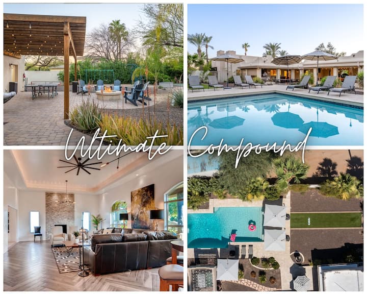 Swss Pool • Sport Court • Games • Sleeps 24 - Scottsdale, AZ