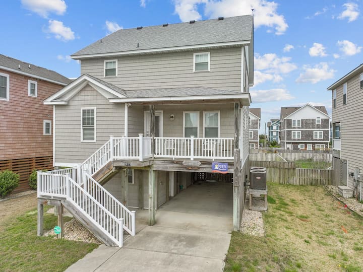 Beach Bound & Down W/ Private Heated Pool! - Nags Head, NC