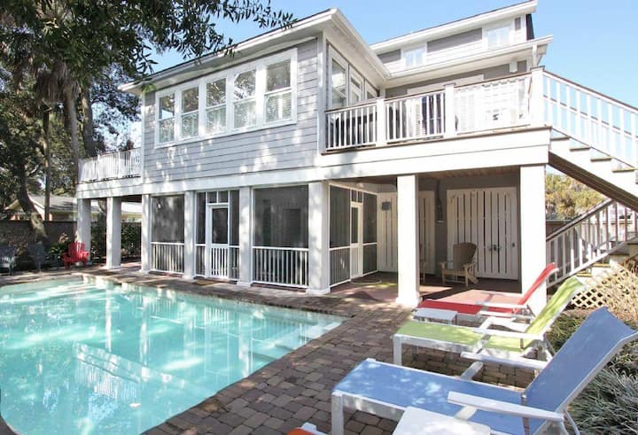 Amazing Island Home, Pool, Close To The Beach! - Isle of Palms, SC