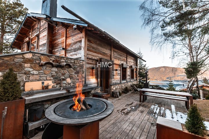 Chalet Moose Lodges, Spa & Sauna - Font-Romeu-Odeillo-Via