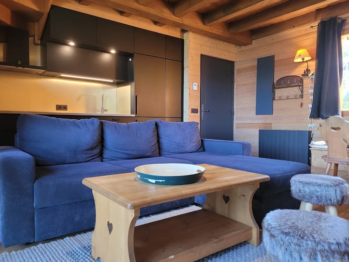 1/2 Chalet Avec Terrasse Et Très Belle Vue Sur Les - Barcelonnette