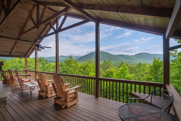 Lazy Bear Lodge - Mountain Cabin W/amazing Views - Helen, GA