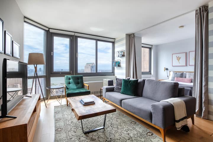 Blueground | Tribeca, Great Views & Indoor Pool - New York