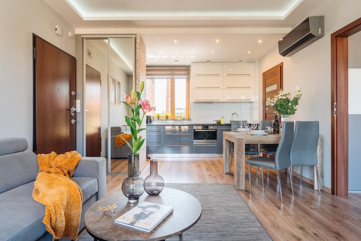 Appartement Moderne Et Industriel Très Bien Situé - Krakow