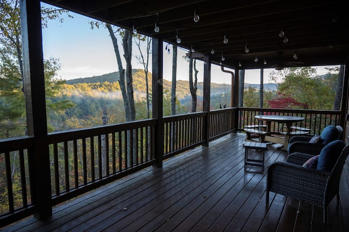 3br+loft, 3 Bath Retro Cabin-aska Blue Ridge, Ga - Georgia