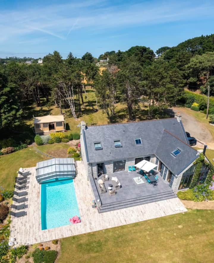 Villa Signature Avec Horizon Bleu & Piscine - Pleubian