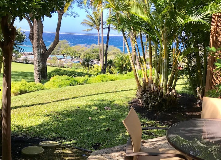 Maui Kamaole # G-101 1bd / 2ba Con Vista Al Mar, Planta Baja, Cerca De La Playa Para 4 Personas - Maui