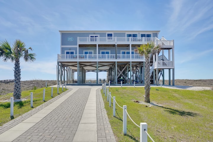 Oceans 12: Spacious 12br Oceanfront Retreat! - Holden Beach, NC