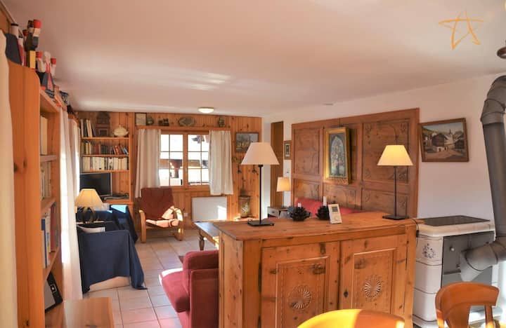 Bragelonne - Splendide Chalet Avec Beau Balcon T - Grimentz