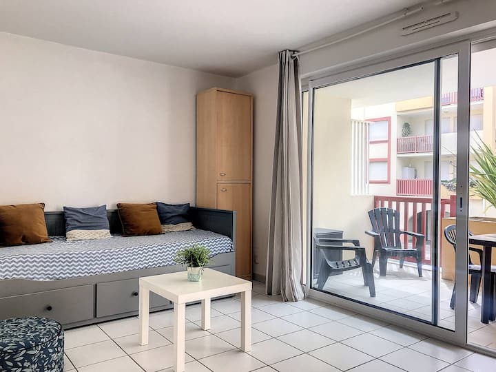 Studio Cabine A La Plage De Vieux Boucau - Vieux-Boucau-les-Bains