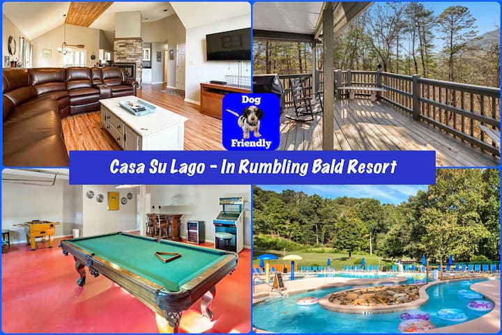 Casa Su Lago - Mr Lake Lure Vacation Rentals - Dog Friendly - Located In Rumbling Bald Resort - Blue Ridge Mountains