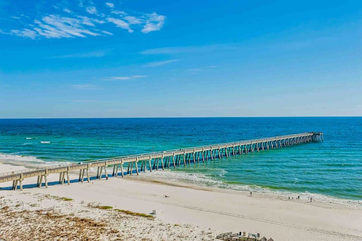 Good Tide'ings  3 Bedrooms | 3 Bathrooms | Wrap-around Balcony | Gulf-front - Navarre Beach, FL