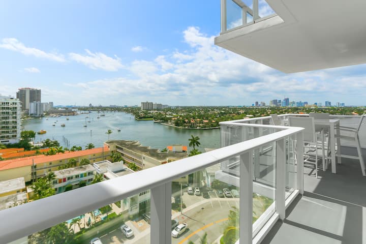 Fifa Perfect | Tiffany Emerald:7th Fl, Rooftop Pool, Gym, Walk To Beach - Fort Lauderdale