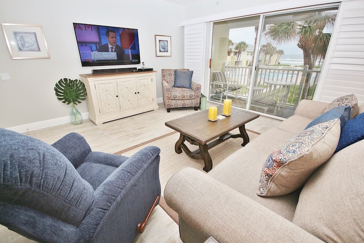 Chic Beachfront Retreat - Beach Club 241 - New Smyrna Beach, FL