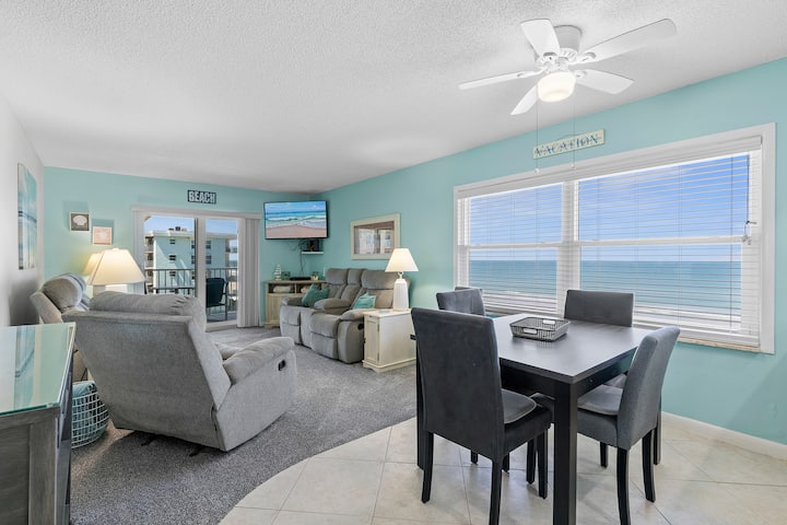 Corner Condo With Fantastic Direct Oceanfront View - New Smyrna Beach, FL