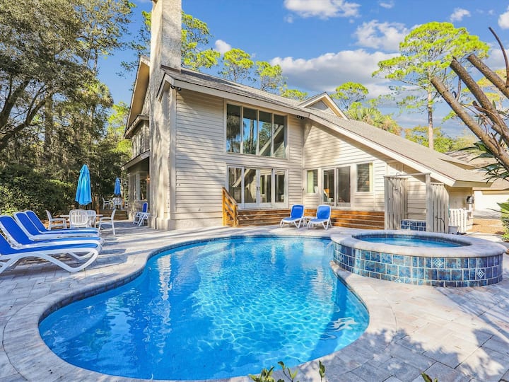 2 Red Cardinal ~Pet Friendly 6br, Steps To The Beach And Sea Pines Beach Club - Bluffton, SC