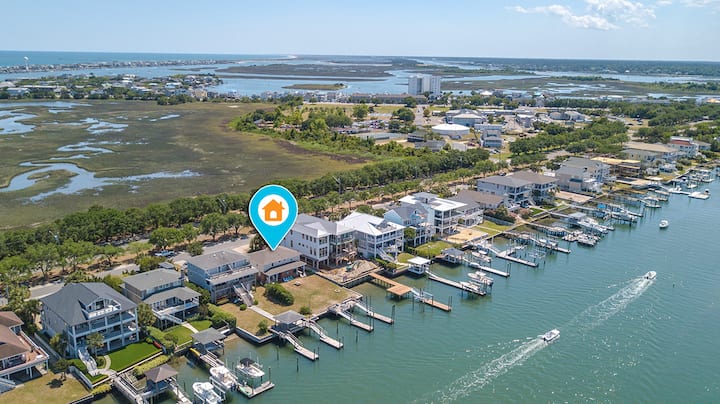 Waterfront Duplex With Boat Slip - Wrightsville Beach, NC