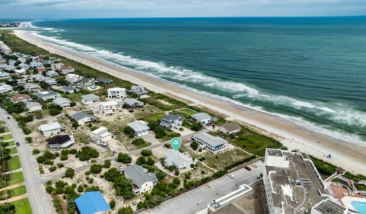 Ocean View Duplex Just Steps From The Beach! - Wrightsville Beach