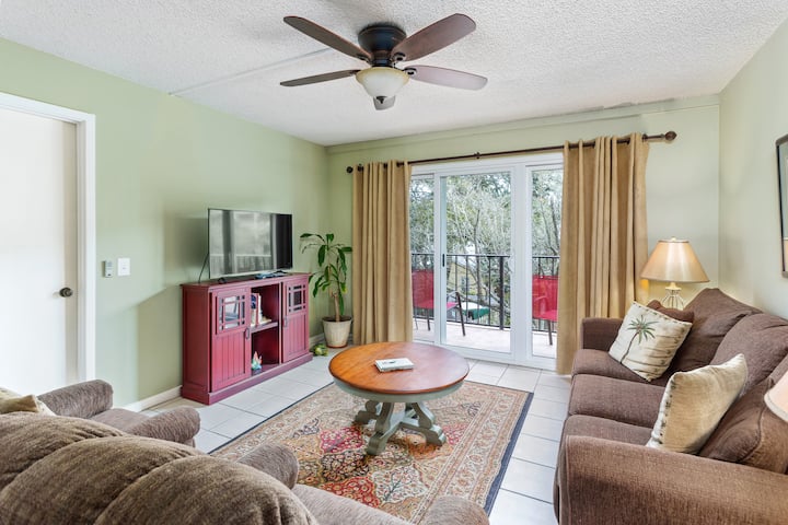 A Pasos De La Playa! Condominio Frente Al Mar Con Piscina Y Acceso A La Playa - Brunswick, GA