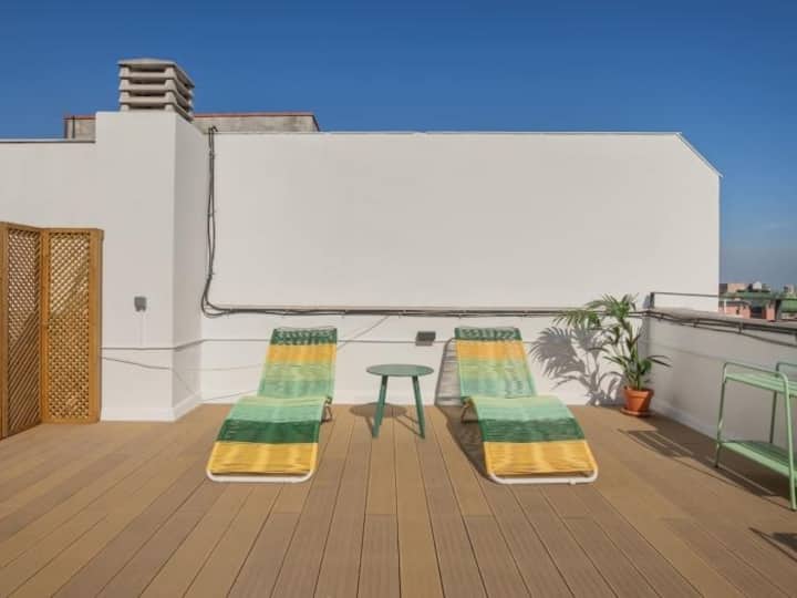 Sunny Apartment 3bed With Terraze - Barcelona