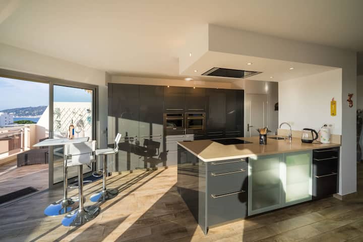 Vue D'azur, Votre Confort Haut-standing Face Mer - Antibes