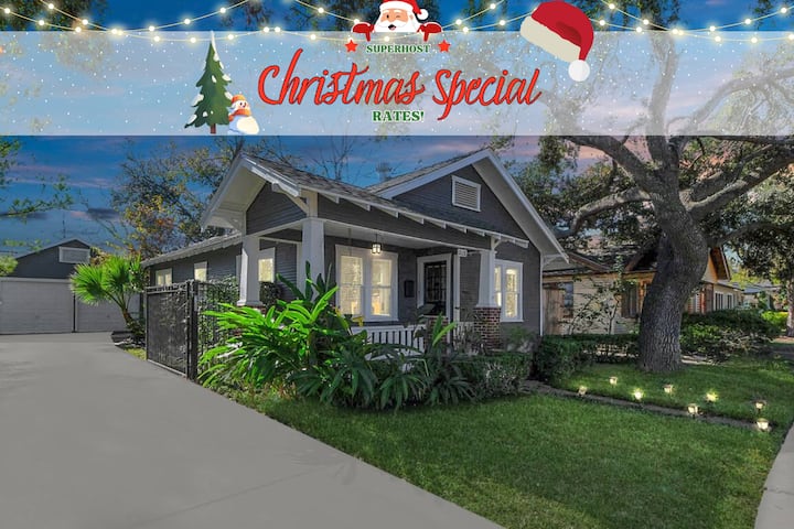 Charming Historic Heights ‘Bungalow Lenú’ - Houston, TX