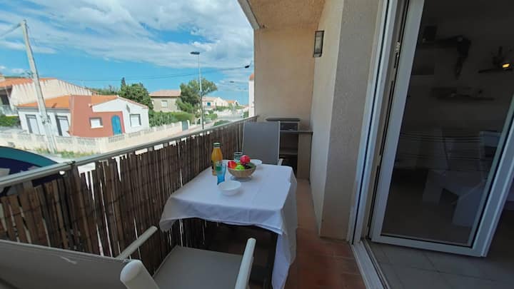 T2 à 200m De La Plage Avec Balcon - Saint-Pierre-la-Mer