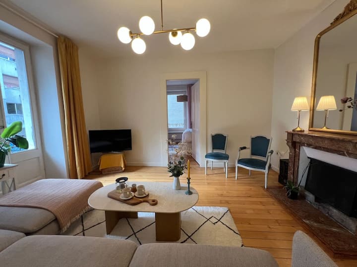 Chic Appartement In The City Center + Big Terrace - Annemasse